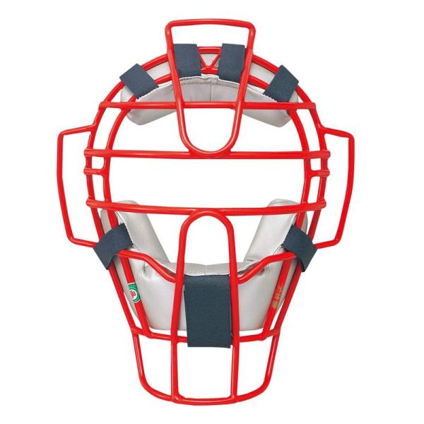 【商品名】　SSK(エスエスケイ) 軟式野球用マスク(M・A・B号球対応) CNM2100CS レッド×シルバーグレー(2096) 【商品説明】　・重量/600g平均 【サイズ】　高さ : 10.70 cm　横幅 : 27.40 cm　奥行...
