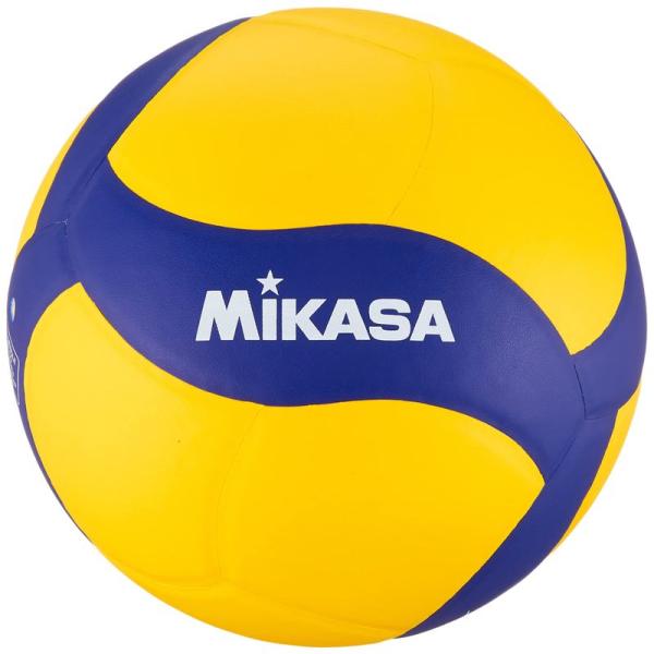 【商品名】　ミカサ(MIKASA) バレーボール 練習球 4号 中学生・婦人用 イエロー/ブルー 推奨内圧0.3~0.325(kgf/?) V435W 【商品説明】　・4号（中学生・婦人用）・レクリエーション・レジャー用・子ども&amp;#...