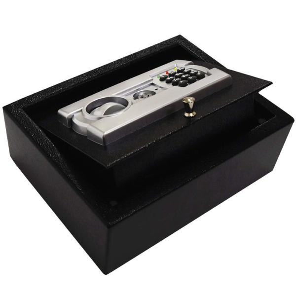 【商品名】　MRG 電子テンキー式 上部開閉式 金庫 家庭用 3.4L 小型 上開き ホテル金庫 防犯金庫 電子金庫 店舗用 緊急キー2本 日本語説明書 【商品説明】　・サイズ：外寸300×220×100mm、内寸290×210×80mm・...