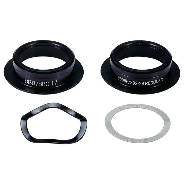 【商品名】　BBB(ビービービー) 自転車 BBセット ボトムアダプト 24MM BB386EVO用 BBO-17 263510 【商品説明】　・PF30&amp;BB386EVOのBBで24シャフトのクランクを使うためのアダプター。 【サ...
