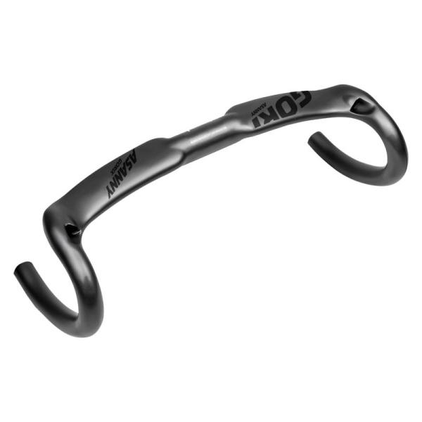 【商品名】　GORIX(ゴリックス)ハンドル 自転車 カーボン エアロハンドル カーボンハンドル エアロ ドロップハンドル (ASANNY) 炭素繊維  【商品説明】　・[エアロ]空気抵抗を抑えるためにハンドル上部は平になっているのが特徴で...