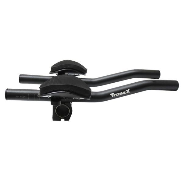 【商品名】　TRANZ-X(トランズエックス) JD-TB02 クリップオンバー ブラック ストレートタイプ JDTB02 【商品説明】　・240mm(最小)-340mm(最大)の可動域があります・ライザーバーには取付け不可です 【サイズ】...