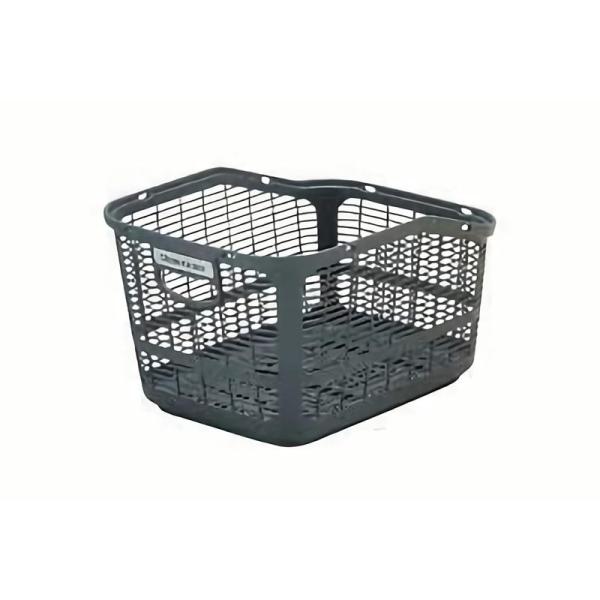 【商品名】　ブリヂストン(BRIDGESTONE) スタイリッシュリヤバスケット DG（ダークグレー） RBKST1.A P5075 F761920DG 【商品説明】　・反射マーク入り・取り付け金具付属・材質:樹脂・製品サイズ:最大タテ26...