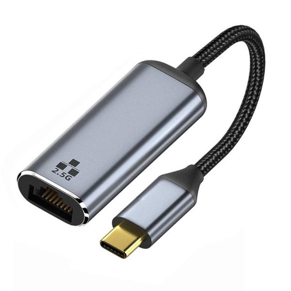 【商品名】　NFHK USB-C Type-C USB3.1~2500Mbps 2.5Gbps GBE ギガビットイーサネットネットワークLANケーブル 【商品説明】　・IEEE 802.3AZ(省エネルギーイーサネット)に対応。・USB-...