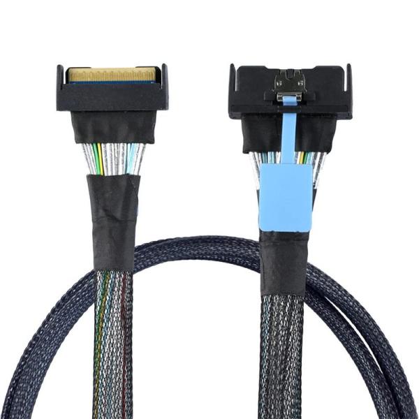 【商品名】　NFHK PCI-E 5.0 Mini Cool Edge IO MCIO STR SFF-8654 PCI-E Slimline SAS  【商品説明】　・Mini Cool Edge IO (MCIO) ケーブルアセンブリ。...