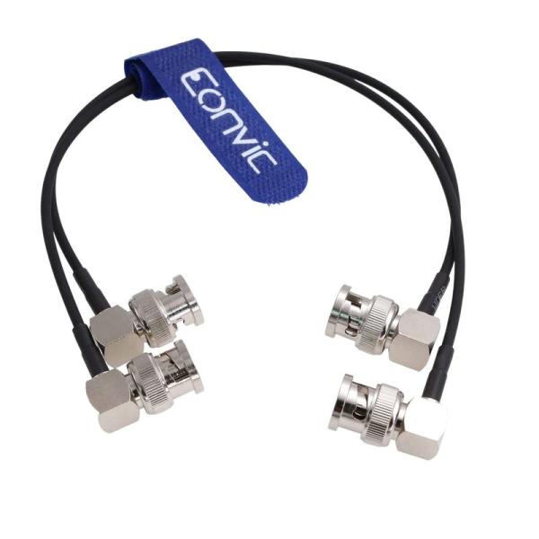 【商品名】　Eonvic 柔軟な HD SDI ケーブル 直角 BNC オス Blackmagic HyperDeck Shuttle および BMCC 【商品説明】　・この SDI ケーブルは、RF 信号とビデオ信号の両方、特に HD 品...