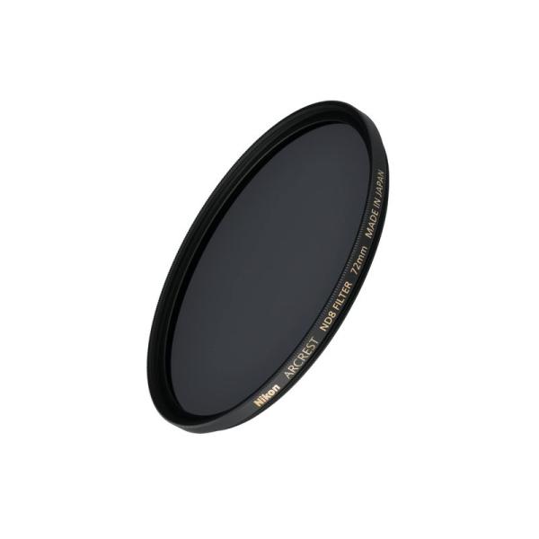 【商品名】　Nikon NDフィルター ARCREST ND FILTER ND8 72mm ニコン純正 ARND8F72 【商品説明】　・広角レンズでもケラレにくい、薄型フレーム設計・描写に影響を与えない、かつてない平面精度・撥水・撥油コ...