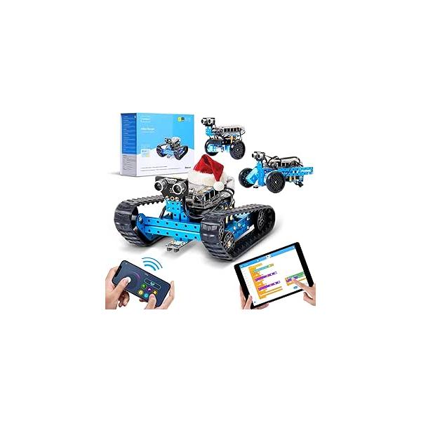 【商品名】　Makeblock mBot Ranger プログラミング ロボット 3-in-1 組み立て ロボットキット プログラミング ラジコン プロ 【商品説明】　・【3-in-1 組み立てロボット】プログラミングロボットは、1 セット...