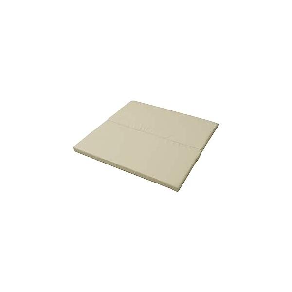 【商品名】　山善 プレイマット 赤ちゃん 90×90cm 厚み5cm 正方形 2つ折り マット 床 フロア 完成品 アイボリー IRM-9090F2C( 【商品説明】　・●本体サイズ(約):幅90×奥行90×高さ5cm●重量 : 2kg●材...