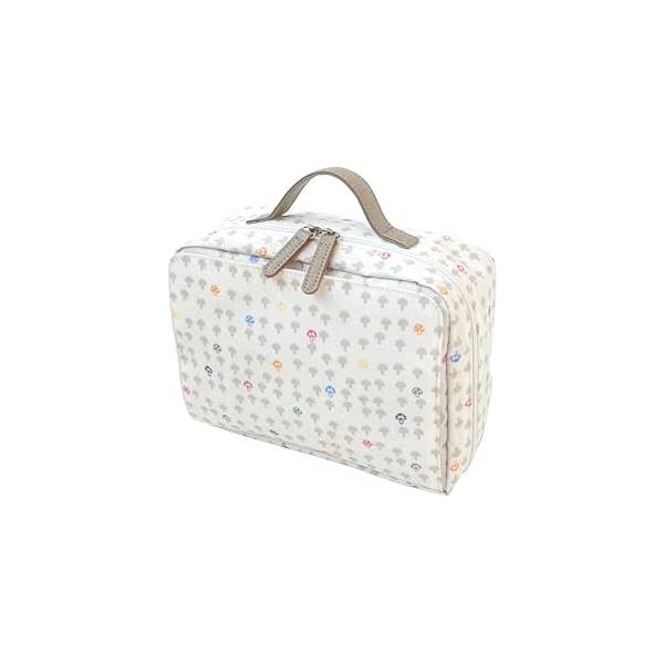 【商品名】　10mois(ディモワ) ホッペッタ Hoppetta champignon インナーポーチ バニラアイス 7216 【商品説明】　・[本体サイズ] 本体：約20×15×マチ7.5cm、消臭ポーチ：約22×17×マチ5cm・[素...