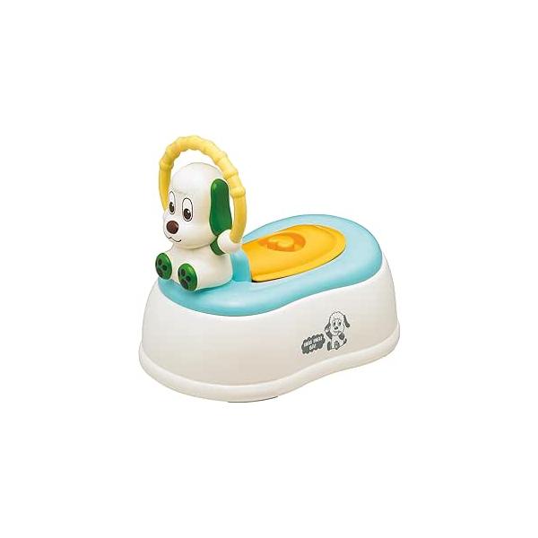 【商品名】　トイローヤル ワンワンのおまる (おまる/補助便座/踏み台) ワンワン トイレトレーニング (洗いやすい/転倒防止 ストッパー 付き) 男の 【商品説明】　・【ステップ台としても】ステップ台だけでも使えます。安心の転倒防止ストッ...