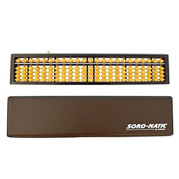 【商品名】　雲州堂 そろばん ソロマチック 23桁 USM-103 ツゲ玉 【商品説明】　・【サイズ】334×66×19／重量400g・【対象】初級&amp;#65374;中級者向け・【本体サイズ】334×66×19mm・【枠形状・材質】三...