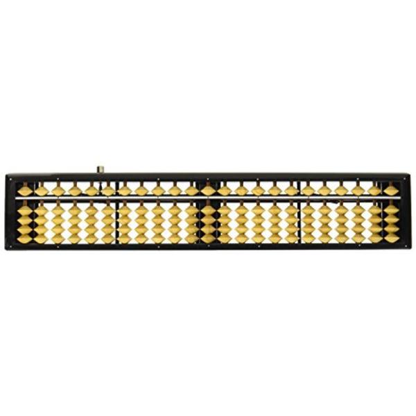 【商品名】　雲州堂 そろばん ソロマチック 23桁 USM-450 ツゲ玉 【商品説明】　・【サイズ】334×66×19／重量590g・【対象】上級者向け・【本体サイズ】334×66×19mm・【枠形状・材質】三角（鳩目補強）・アフリカ黒檀...