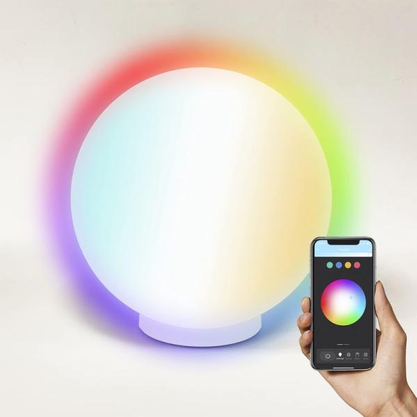 【商品名】　?アイオーイー(iO.e) LEDスマートライト Wi-Fi接続 スマートフォンアプリで制御 Alexa/Google Home対応音声制御 【商品説明】　・【Biorhythm APPの機能】「Biorhythm」アプリで、光...