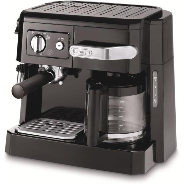 【商品名】　DeLonghi コンビコーヒーメーカー ブラック BCO410J-B 9-10カップ 【商品説明】　・サイズ:幅37×奥行き29.5×高さ32cm・原産国:中国・本体重量:5.0kg・消費電力:1500W(エスプレッソ700W...