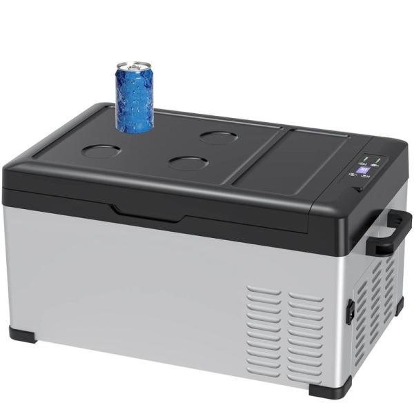【商品名】　Sumeriy 車載冷蔵冷凍庫 25L -20℃?20℃ 急速冷凍 大容量 省エネ 冷蔵庫 2WAY電源対応 DC12V24V/AC100V 【商品説明】　 【サイズ】　高さ : 38.10 cm　横幅 : 43.50 cm　奥...