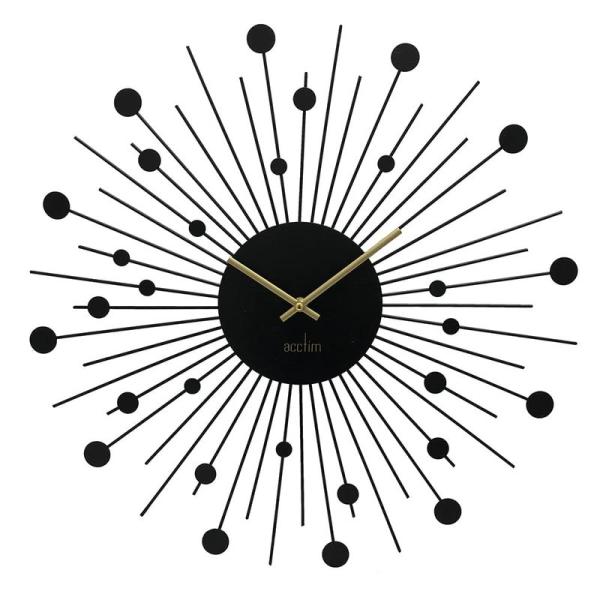 【商品名】　acctim CLOCKS BRIELLE ウォールクロック Matt Black AC29643 【商品説明】　・【サイズ（約）】直径50cm・【備考】単3電池1本使用(付属)・【材質】メタル、他・【重量（約）】690g 【サ...