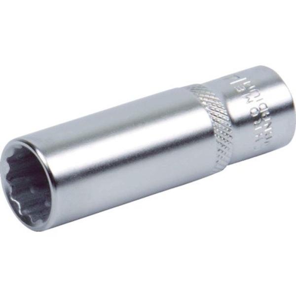 【商品名】　TRUSCO(トラスコ) ディープソケット(12角) 差込角12.7 対辺13mm TS413WL × 10個 ケース販売 【商品説明】　・全長(mm):77・対辺寸法(mm):13・差込角(mm):12.7・質量(g):102...