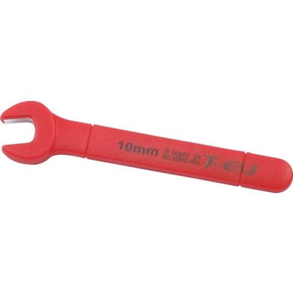【商品名】　Tech-EV Insulated Open Wrench 絶縁工具 スパナレンチ 10mm OLC635110A 【商品説明】　・二面幅寸法(mm):10・全長(mm):115・厚み(mm):8・原産国:台湾・質量(g):36...
