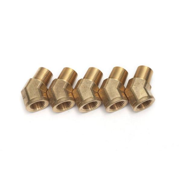 【商品名】　LTWFITTING 黄銅継手パイプ 45度 1/2 G(PF) ストリート エルボー鍛造継手フィッティング (5個入） 【商品説明】　・スレッド:1/2" BSPP(Parallel) Femaleメス -1/2"BSPP(P...