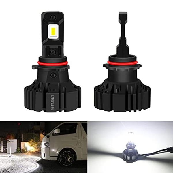 【商品名】　OPPLIGHT PSX26W LED フォグランプ 6000K 白色 ホワイト 車検対応 トヨタ ハイエース200系 H24.5~ KDH 【商品説明】　・PSx26W LEDバルブ 優れる放熱性?耐熱性：LEDチップには導熱...