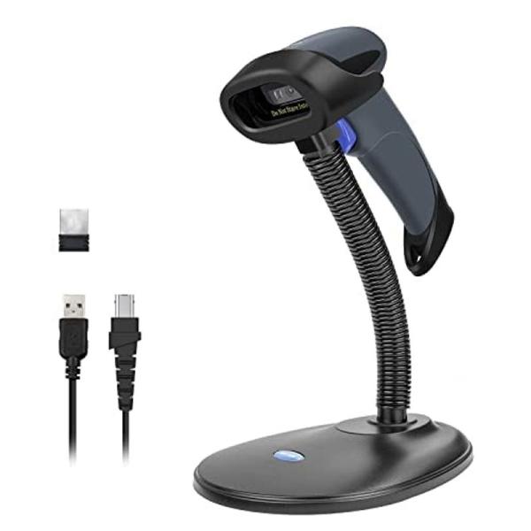 【商品名】　NETUM ワイヤレス 2D QR バーコード スキャナー Bluetooth スタンド付き 3 in 1 自動バーコード イメージャー リ 【商品説明】　・【2000mAhバッテリー、60日間スタンバイ】M8 Bluetoot...
