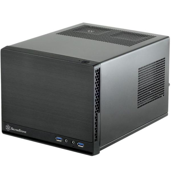 【商品名】　SilverStone Sugoシリーズ Mini-ITXケース SST-SG13B-Q 【商品説明】　・120mm/140mmファンおよびオールインワン液冷クーラー対応・2.5"および3.5"ハードディスクドライブ双方に対応・...
