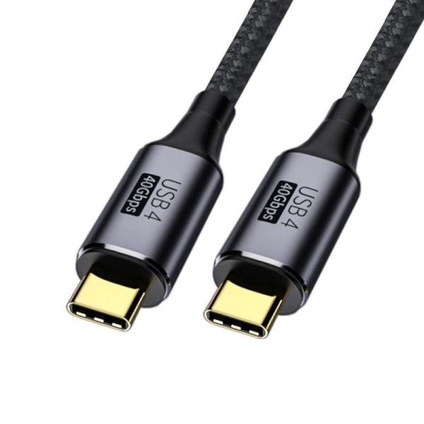 【商品名】　ChenYang USB4 タイプ C ケーブル 40Gbps 100W 充電 UHD 8K 5K 4K@60Hz USB4.0 Thund 【商品説明】　・データ転送 【サイズ】　高さ : 1.80 cm　横幅 : 9.60 ...