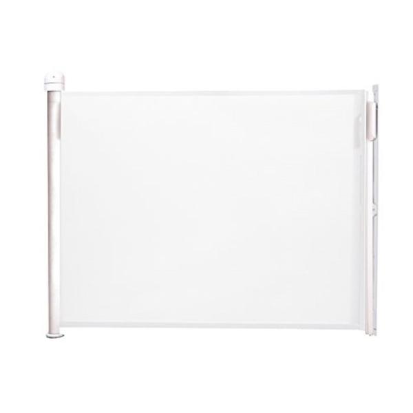 【商品名】　ラスカル キディガード 階段上設置可能 ロール式 ゲート バリアフリー フリーサイズ アシュア ホワイト 【商品説明】　・[対象] 6ヶ月 ~ 24ヶ月・[本体サイズ] 収納部/6.5cm角 X 高さ:90cm、ロール部/高さ:...