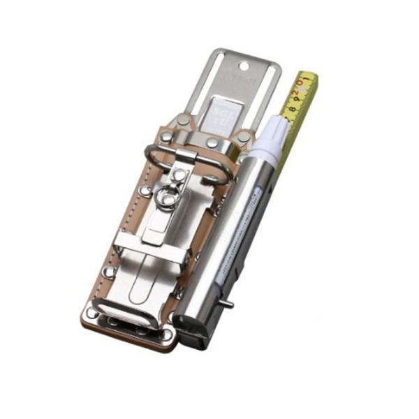 【商品名】　MIKI SGL収納ケース ナチュラル SGL1U-N 【商品説明】　・仕様:ハッカー、カッター、折尺4連 【サイズ】　高さ : 6.10 cm　横幅 : 12.70 cm　奥行 : 28.30 cm　重量 : 550.0 g　...