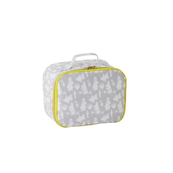 【商品名】　DADWAY トイレタリーキット おむつポーチ ハーモニーデイズ/グレー 【商品説明】　・ムーミンとなかまたちが赤ちゃんとのお出かけをサポート・留め具の種類: スナップ 【サイズ】　高さ : 9.80 cm　横幅 : 18.30...