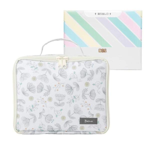 【商品名】　Bosno おむつポーチ ボックス タイプ/ダンデ ホワイト 臭わない袋 BOS（ボス）/白色/Sサイズ30枚付き 【商品説明】　・Bosnoブランド第1弾！タイプが選べるおむつポーチです。BOS30枚がセットされています。・【...