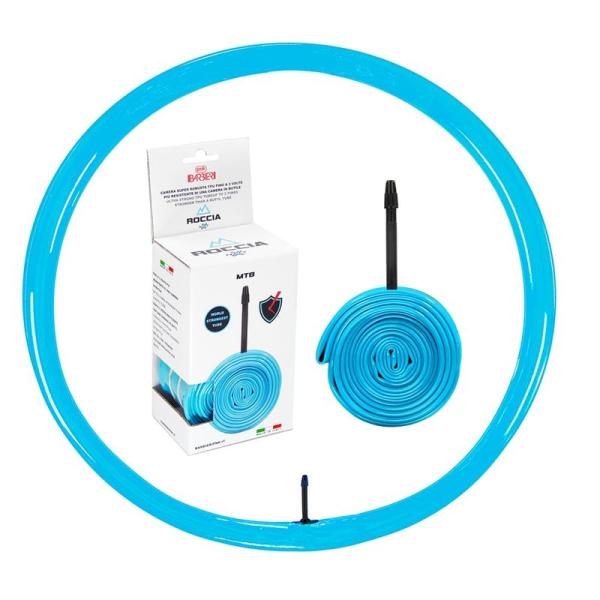 【商品名】　バルビエリ(Barbieri) 自転車 NXT ROCCIA TPU チューブ 175g 仏式 45mm ブルー 27.5X2~2.6 NX 【商品説明】　・TPUとは、熱可塑性ポリウレタンエラストマーで、軽量かつパンクに強い素...