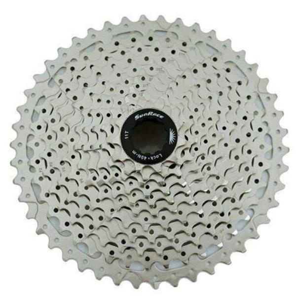 【商品名】　SunRace CSMS8 Wide Ratio Cassette 11-46T, 11 Speed, Silver #XTE1382 【商品説明】　・11-speed・6 Sprockets on 2 Alloy Spider...