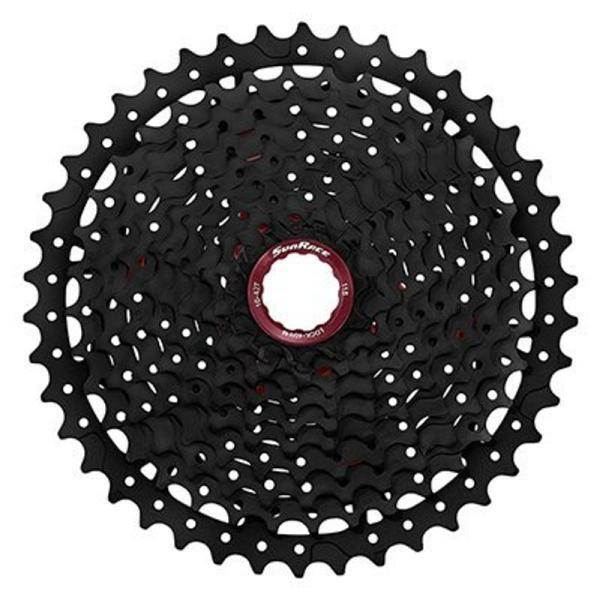 【商品名】　SunRace CSMX8 Wide Ratio Cassette 11-46T, 11 Speed, Black #XTE1379 【商品説明】　・11-speed (wide Ratio)・Alloy Lockring an...