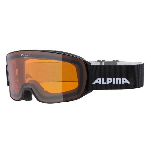 【商品名】　アルピナ スキースノーボードゴーグル ユニセックス ダブルレンズ くもり止め メガネ使用可 NAKISKA 【商品説明】　・ジグザグに成型されたコンフォートフレームは、軽量でフレキシブルなためストレスなく快適なフィッティングが得...