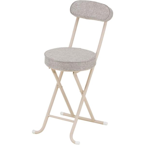 【商品名】　武田コーポレーション 折りたたみ椅子・パイプ椅子・チェア・キッチンチェア 背付き折りたたみチェアー ナチュラル S9-SOC75BE 【商品説明】　・サイズ(約):幅34.3×奥行47×高さ75cm・ボリューム感ある座面の折りた...