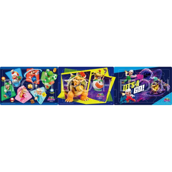 【発売日：2026年06月20日】商品名：ザ・スーパーマリオギャラクシー・ムービーサイズ：16.5×74cm（3枚つなげた場合）品　番：APO-24-218ピース数：18メーカー：エポック社補　足：【子供用パズル】【板パズル】【パノラマパズ...