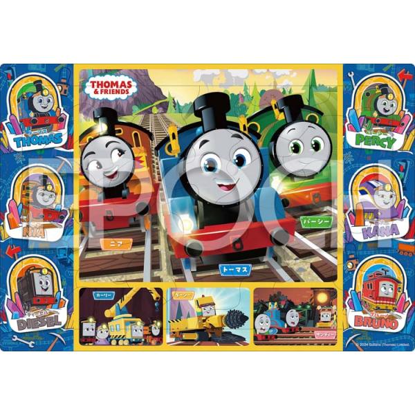 【発売日：2024年02月10日】商品名：きかんしゃトーマス ルックアウトマウンテンとひみつのトンネルサイズ：26×37.5cm品　番：APO-25-298ピース数：32メーカー：エポック社補　足：【子供用パズル】【板パズル】【ピクチュアパ...