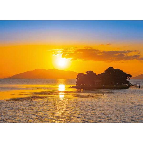 【発売日：2025年12月15日】商品名：夕日に染まる宍道湖サイズ：38×53cm品　番：APP-500-339ピース数：500メーカー：アップルワン補　足：【ジグソーパズル】【風景】【国内風景】【中国・四国】【島根】【202512】【50...