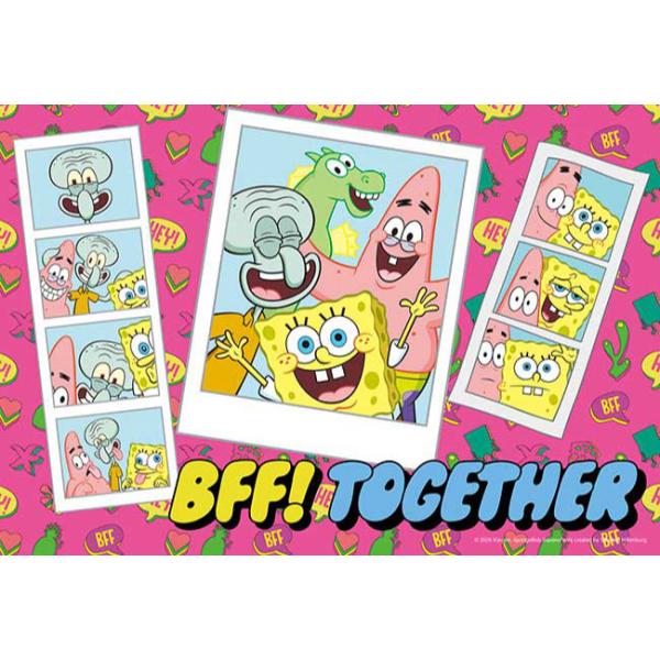 【発売日：2026年01月20日】商品名：BFF! TOGETHERサイズ：26×38cm品　番：APP-300-396ピース数：300メーカー：アップルワン補　足：【ジグソーパズル】【キャラクター】【スポンジ・ボブ】【202601】【30...