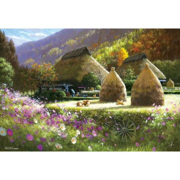 【発売日：2023年08月10日】商品名：子犬とふるさとサイズ：26×38cm品　番：BEV-300-033ピース数：300メーカー：ビバリー補　足：【ジグソーパズル】【イラスト】【いぬ】【犬】【長岡卓】【アートキャンバス】【202308】...