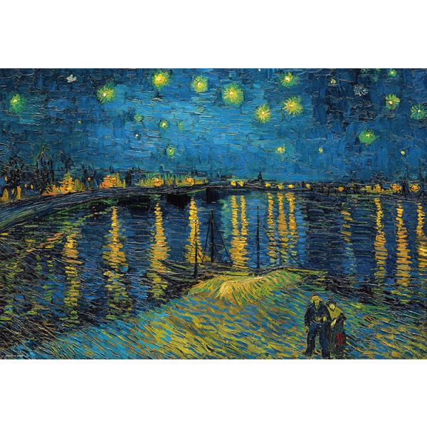 【発売日：2024年11月22日】商品名：ローヌ川の星月夜サイズ：49×72cm品　番：BEV-1000-075ピース数：1000メーカー：ビバリー補　足：【ジグソーパズル】【絵画】【ゴッホ】【202411】【1000-2000】【色：ブル...