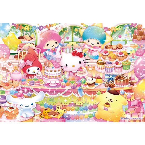 【発売日：2025年04月11日】商品名：ハッピースイーツパーティーサイズ：49×72cm品　番：BEV-1000-089ピース数：1000メーカー：ビバリー補　足：【ジグソーパズル】【キャラクター】【サンリオ】【202504】【1000-...