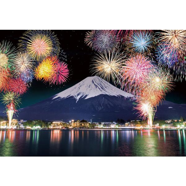 【発売日：2026年04月10日】商品名：富士望む河口湖の花火サイズ：49×72cm品　番：BEV-1000-162ピース数：1000メーカー：ビバリー補　足：【ジグソーパズル】【風景】【国内風景】【中部】【山梨】【富士山】【世界遺産】【夜...