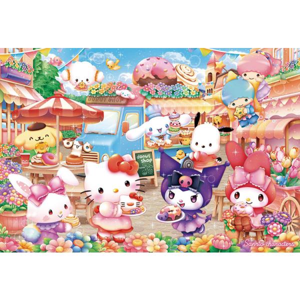 【発売日：2026年06月12日】商品名：ドーナツショップへようこそ！サイズ：49×72cm品　番：BEV-1000-168ピース数：1000メーカー：ビバリー補　足：【ジグソーパズル】【キャラクター】【サンリオ】【ハローキティ】【1000...