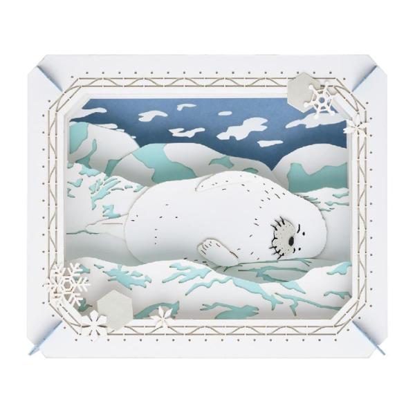 【発売日：2022年12月23日】商品名：アザラシサイズ：H80×W100×D42mm品　番：ENS-PT-275メーカー：エンスカイ補　足：【雑貨】【ペーパーシアター】【PAPER THEATER】【ペット・動物】【202212】【終売】...