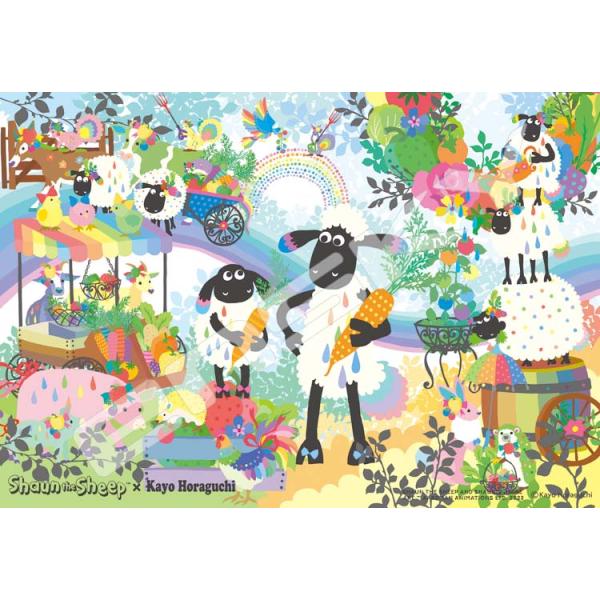 【発売日：2023年11月01日】商品名：Shaun the Sheep × Kayo Horaguchiサイズ：51×73.5cm品　番：ENS-1000T-390ピース数：1000メーカー：エンスカイ補　足：【ジグソーパズル】【キャラク...