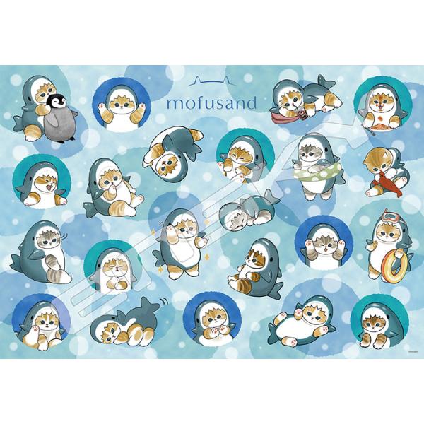 【発売日：2025年04月23日】商品名：サメにゃんがいっぱいサイズ：51×73.5cm品　番：ENS-1000T-531ピース数：1000メーカー：エンスカイ補　足：【ジグソーパズル】【キャラクター】【mofusand】【202504】【...