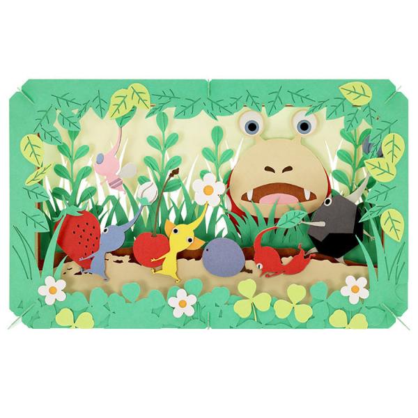 【発売日：2025年04月23日】商品名：ピクミンサイズ：H100×W160×D42mm品　番：ENS-PT-L89メーカー：エンスカイ補　足：【雑貨】【ペーパーシアター】【PAPER THEATER】【キャラクター】【ピクミン】【2025...